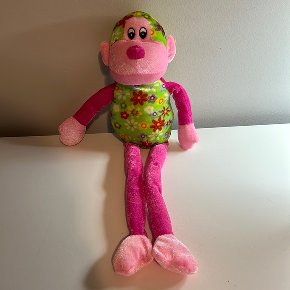 Kellytoy | Toys | Guc Monkey Floral Plush Toy Monkey Stuffed Animal ...